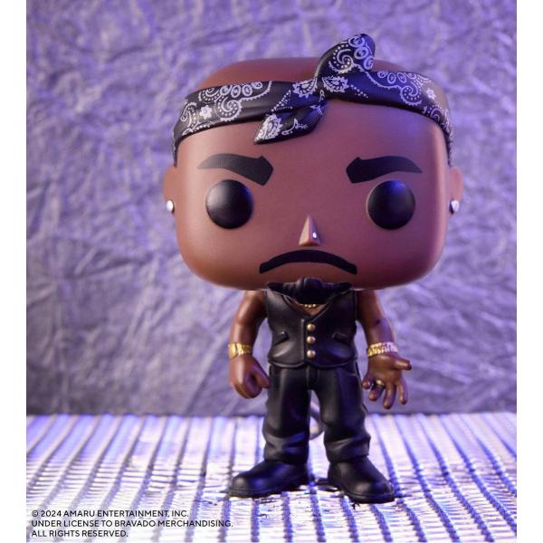 Pop! Tupac Shakur : Tupac Vest with Bandana Funko Pop! Vinyl Figure #158:※BOX入り・1体の価格です。This Tupac Vest with Bandana Fun...