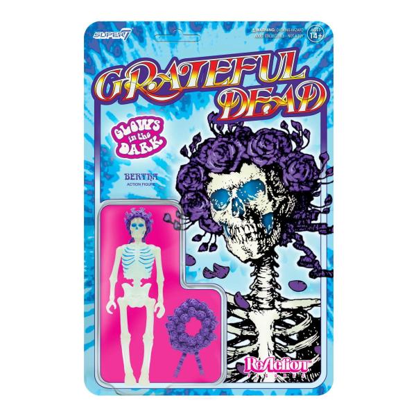 Grateful Dead ReAction Figure - Bertha (Glow)Whether you’re a (tie)dyed-in-the-wool Dead Head or just a fan of classic r...