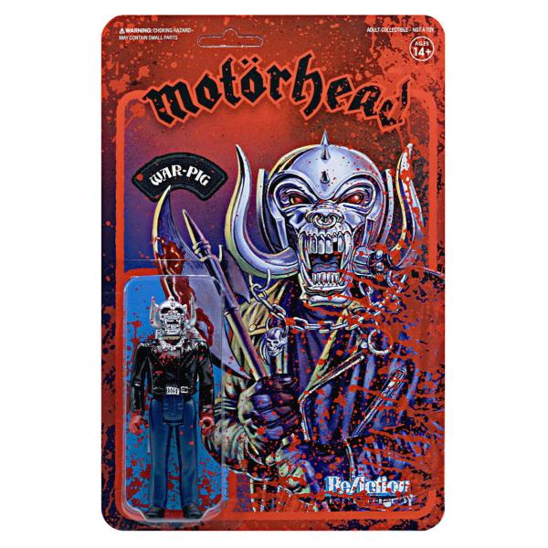 Motorhead ReAction Figure - Warpig (Bloody)Mot〓rhead, remember me now, Mot〓rhead... alright."Here's theWAR PIG from MOTO...
