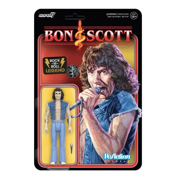 Bon Scott ReAction Figures Wave 01Bon ScottThe raspy vocals and ingenious lyrics of Bon Scott helped AC/DC explode to th...