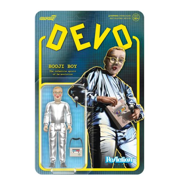 ※ブリスター入り・1体の価格です。Devo Booji Boy 3 3/4-Inch ReAction Figure:You know Booji Boy - who used to be the devil boy - has been ...