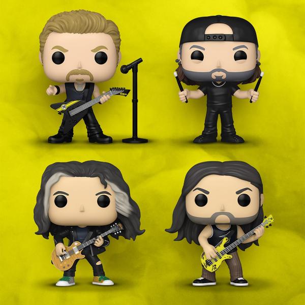 Funko POP! Rocks: 72 Seasons Figure SetSet of 4 (James, Lars, Kirk, and Robert)#484 James Hetfield (ジェイムズ・ヘットフィールド)#485 ...