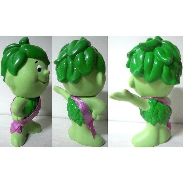 Little Sprout Green Giant Advertising Figure　Really cute vinyl character named "Sprout".He has a purple ribbon across hi...