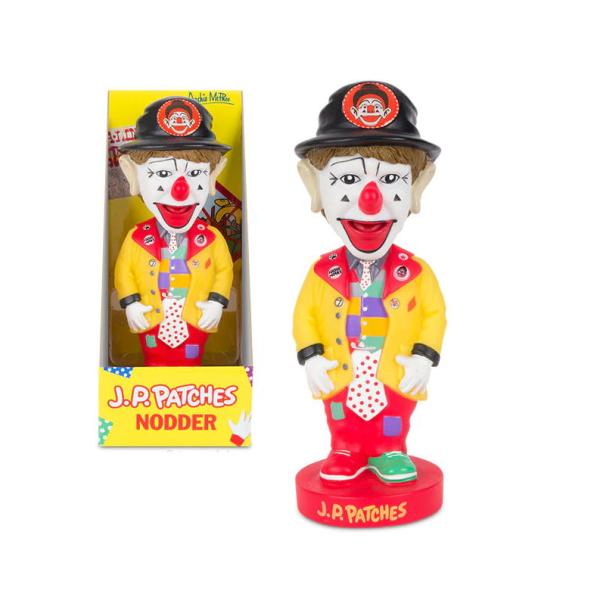 J.P. PATCHES NODDERSEATTLE'S MOST FAMOUS CLOWN IS NOW A BEAUTIFUL BOBBLEHEAD1958年から1981年まで,アメリカで最も長く放送されたローカル・テレビ・プログラムで...