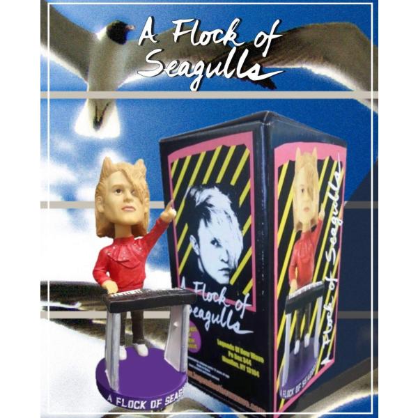 ※外箱に若干の難ありです。A Flock Of Seagulls Mike Score Bobble Head (Autographed)Grammy award winner Mike Score. the Iconic king of ...