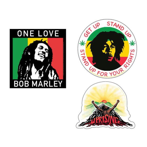Bob Marley StickersOFFICIALLY LICENSED.100% brand new from the manufacturer.レゲエキング、ボブマーリーのオフィシャルステッカー、写真の中からお選びいただきます。1:...