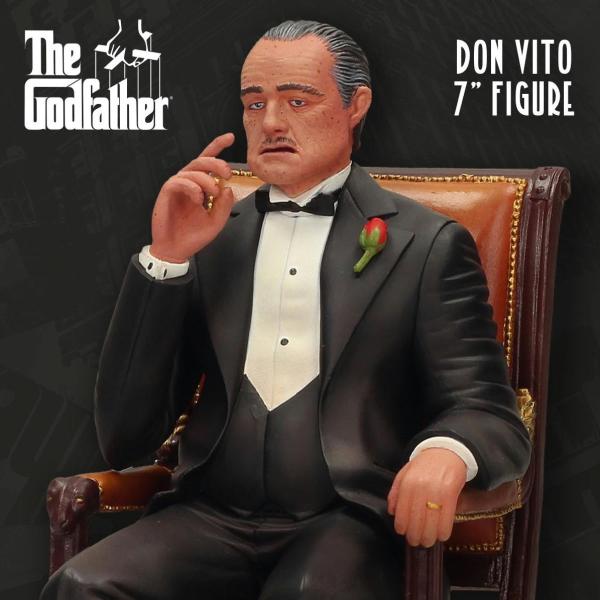 The Godfather Vito Corleone Posed Figure:He'll make you an offer you can't refuse! Marlon Brando's memorable performance...