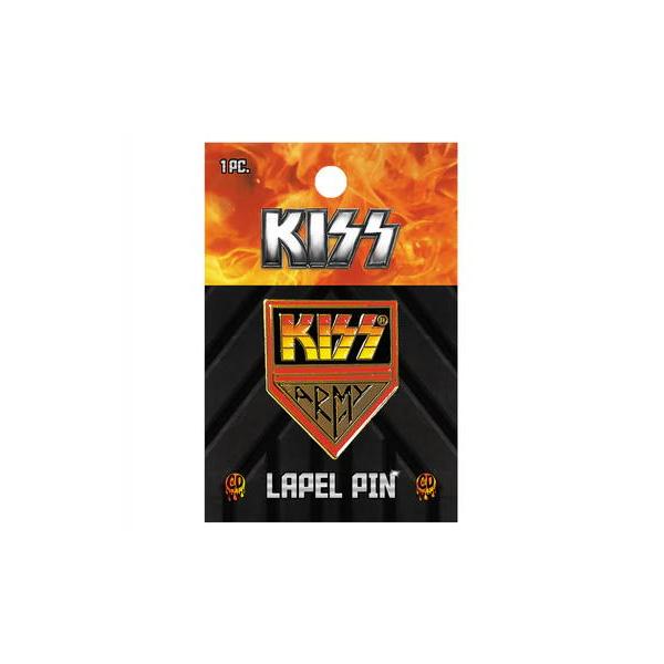 Kiss Army 1.25" Lapel Pin /正規品地獄のハードロック,キッスのピンバッチです。定番のKISS ARMYロゴのメタルピン!正規品サイズ : 約3cmメール便送料￥250(一点の場合・代引き不可・紛失事故の補償なし)