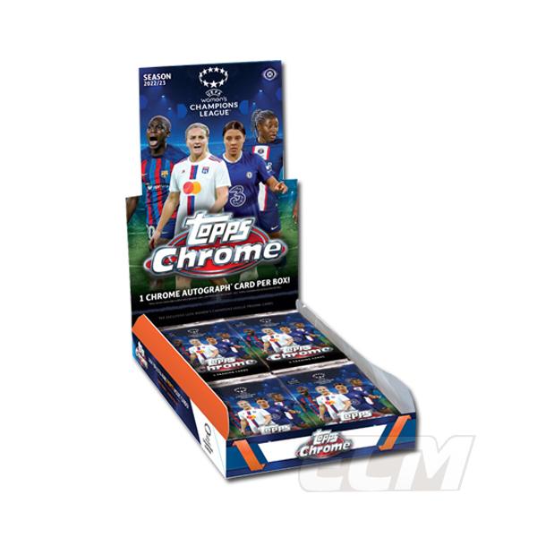 ■商品説明Topps 2023 Topps Chrome UEFA Women's Champions League Hobby box が新登場。女子チャンピオンズリーグ欧州最高峰のクラブのスター選手がラインナップ！パラレルカードとインサ...