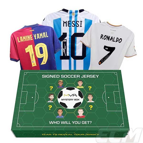 こちらはご予約商品になります。3月中のお届け予定。■商品説明MVPs.com社から豪華な「ミステリーメモラビリアボックス」が新登場!Messi, Ronaldo, Lamine Yamal, Neymar Jr., Pele, 他のスーパー...