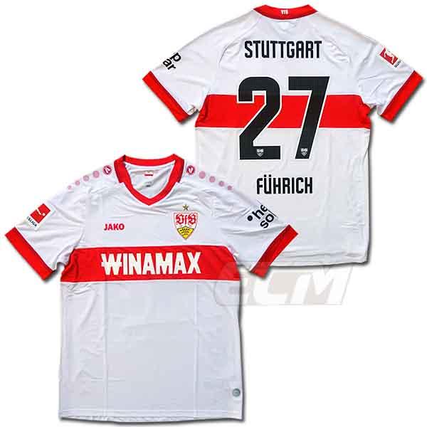 ■商品説明ブンデスリーガのシュトゥットガルトの24-25シーズンリーグ用のホームユニフォームになります。日本代表のチェイス・アンリ選手が所属。■商品仕様素材：ポリエステルネームナンバー #27 FUHRICH右袖：ブンデスリーガパッチ付■サ...