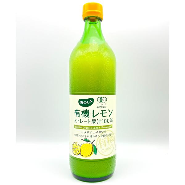 【商品名】　ビオカ 有機レモンストレート果汁100% 700ml ボトル 【商品説明】　・パッケージ重量: 1.16 kg・内容量:700ml・原材料:有機レモン・商品サイズ(高さx奥行x幅):27cm×8cm×8cm・甘味と酸味のバランス...