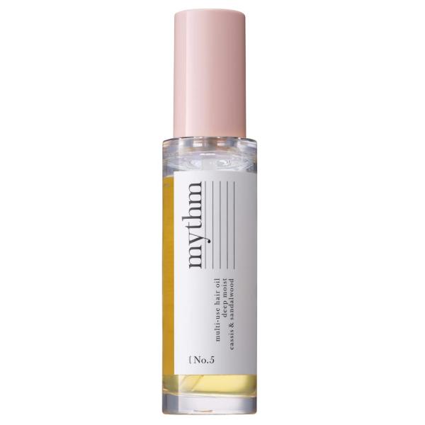 【商品名】　mythm(ミズム) マルチユースヘアオイル ディープモイスト スタイリング メンズ レディース 45ml カシスとサンダルウッド 【商品説明】　・??【こだわりの香り】cassis＆sandalwood?（カシスとサンダルウッ...