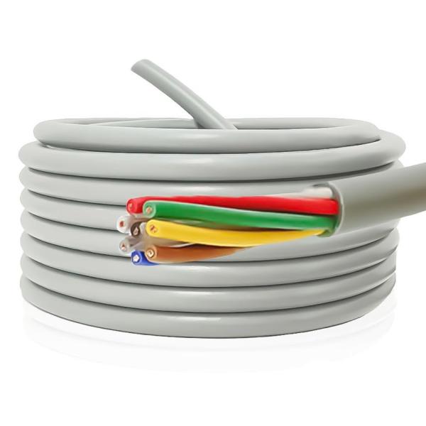 VCTFケーブル 0.75sq×8芯 灰色 1m 切り売り1m〜30m 300Vケーブル ビニルキャブタイヤ丸形コード バッテリー常時電 | むらのどうぐや | SitePromo