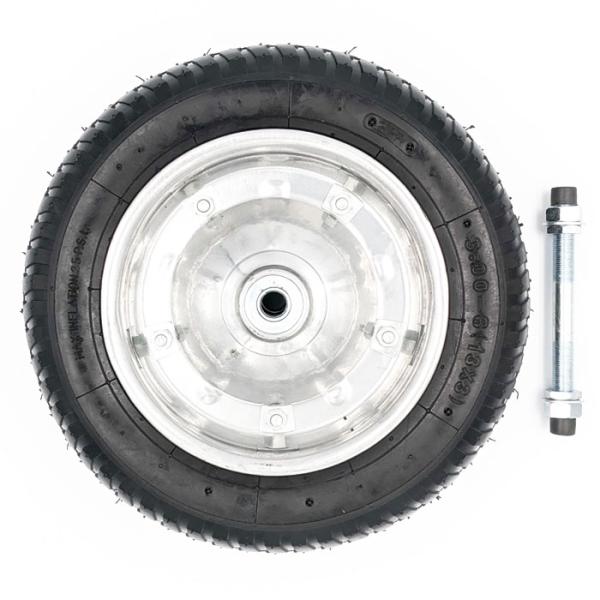 【ここがポイント！】■超丈夫のノーパンクタイヤ！！パンク知らずで長持ちします。■タイヤの中に発泡ゴムが入っているので、従来のゴム使用タイヤに比べて軽量で、作業効率がアップします。【商品詳細】サイズ 直径（約）φ365mm/厚さ（約）80mm...