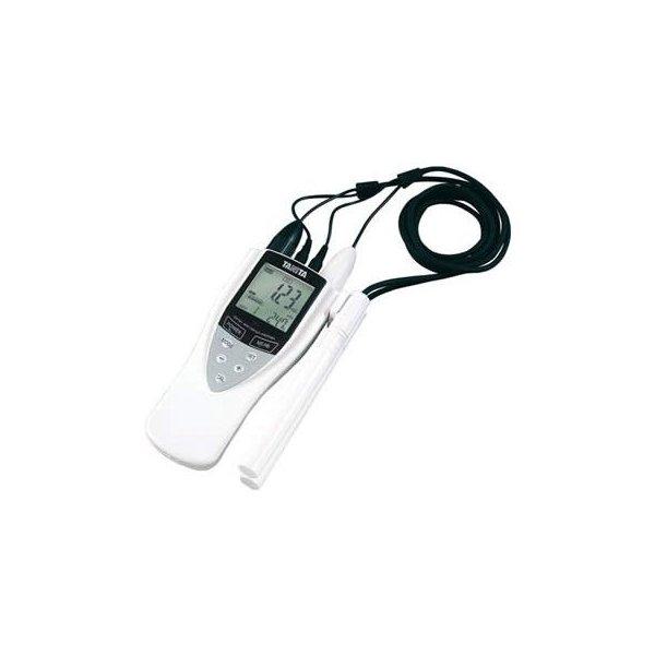 【ここがポイント！】● pH自動補正機能を搭載し、ORP測定モード付きの本格派塩素チェッカーです。● 洗浄しやすい平面電極を採用。● 各センサー50件の測定結果メモリー機能付き。● 次亜塩素酸、塩素化イソシアヌル酸測定対応。● 完全防水（防...