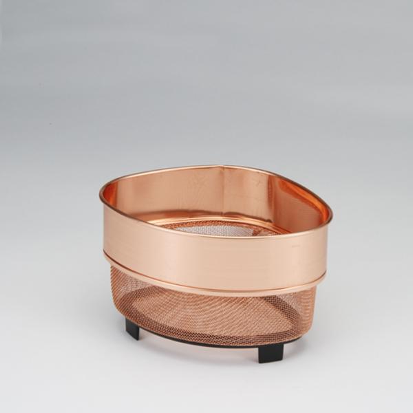 【ここがポイント！】銅イオン効果により、雑菌やカビの繁殖を抑えます。純銅製網使用で水切れがよく、使いやすい。金属の磨き、洋食器の本場として知られる新潟県燕市で作っているので高品質！長くお使いいただける一品です。【仕様一覧】サイズ　幅180×...