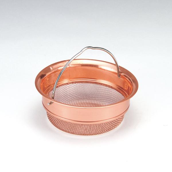 【ここがポイント！】 銅イオン効果により、雑菌やカビの繁殖を抑えます。純銅製網使用で水切れがよく、使いやすい。金属の磨き、洋食器の本場として知られる新潟県燕市で作っているので高品質！長くお使いいただける一品です。【仕様一覧】サイズ　φ134...