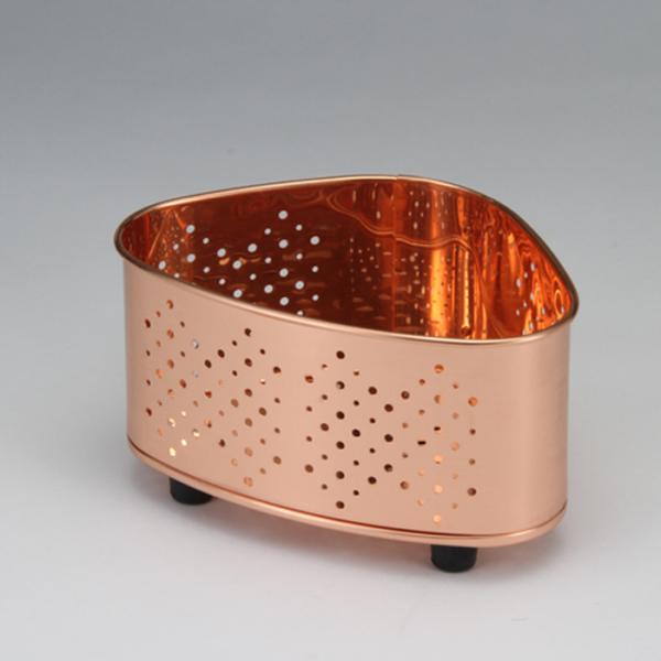 【ここがポイント！】銅イオン効果により、雑菌やカビの繁殖を抑えます。金属の磨き、洋食器の本場として知られる新潟県燕市で作っているので高品質！長くお使いいただける一品です。【仕様一覧】サイズ　幅172×奥行120×高さ95mm　重　量　160...