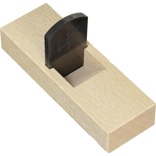 【ここがポイント！】硬い材料や鉋台の下端の修正に使います。一枚刃鉋:刃幅/45mm鉋台材質:樫