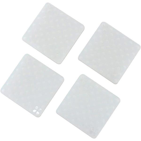 ここがポイントソファー・テーブルやベッドの下に敷けば、キズ防止にもなります。裏面はディンプル加工がしてあり、表面の角には花のデザイン模様入り。シリコン製の為、すべりにくく、床への色移りもありません。商品詳細材質： シリコーンゴムサイズ： 8...