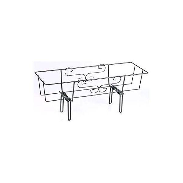 我が家の花とキューピット◆フェンスや手すり、ブロックの上に固定する、便利なプランターホルダーです。◆幅60cmまでのプランターを入れることができます。◆フックの部分の幅は調節ができ、幅5〜21cmまでの所に取付け可能です。◆耐荷重：20Kg...