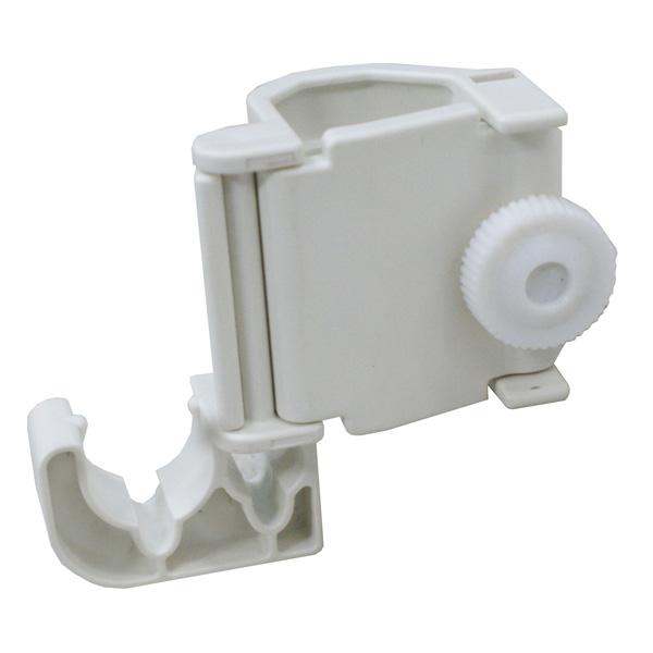 【ここがポイント！】フック部分にパイプをひっかけるだけで日よけシートも簡単に設置できます!耐荷重5kg。【商品仕様】カラー：ホワイト