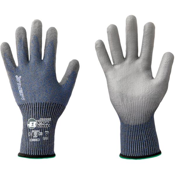 ※メール便発送【ここがポイント！】ポリウレタンコーティングでスベリにくい！METALQ(R)使用した13ゲージ、中厚編、耐切創レベルFの耐切創手袋です。【仕様一覧】材　質 すべり止め部：ポリウレタン　　　　手袋部：ポリエチレン・ポリエステル...