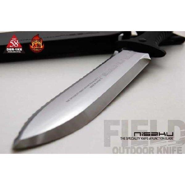 美しいフィールドアウトドアナイフ！大同特殊鋼材製ステンレス刃物用鋼DSR-1K6を使用したSモデル（スペシャルモデル）です。　【ここがポイント！】 掘るためのナイフ。庭作業から山菜採りまでこれ一本でOK。 握り手は縦方向だけでなく横方向にも...