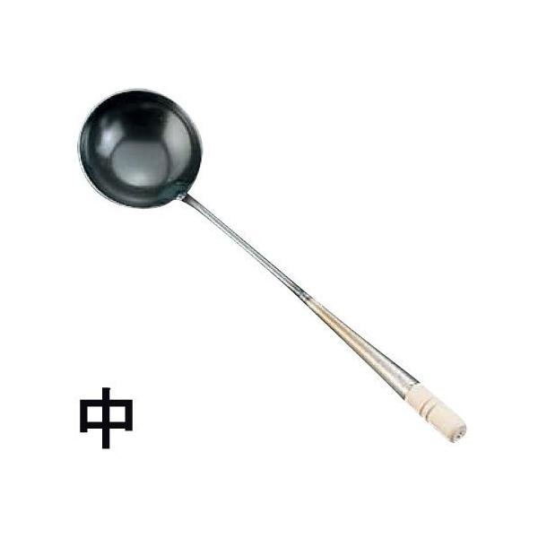 【ここがポイント！】中華料理にはなくてはならない本格中華お玉♪ 【商品詳細】サイズ 直径115×柄長350mm容 量 約200cc