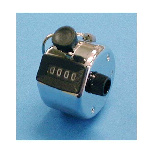 特長●ボタンを押すだけで数値のカウントができます。仕様サイズ 50×40×53mm製品質量 67g測定範囲 0〜9,999（4桁）材　質 本体：鉄 本体以外：樹脂ゴム