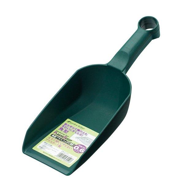 【ここがポイント！】 底が平らで土がキレイにすくえる！【商品仕様】 サイズ　355×130×75mm重　量　160g