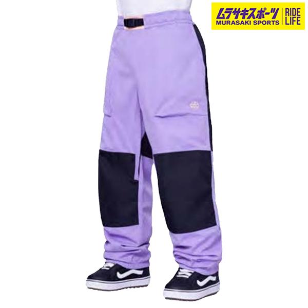 【発売日：2023年02月23日】【686】シックスエイトシックス スノーボード ウェア パンツゴーストパンツは、レトロなニーブロッキングで90年代の雰囲気を再現しつつ、現代のテクノロジーとトレンドのフィット感でアップデートされています。パ...