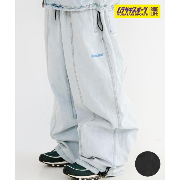 【BSRABBIT】ビーエスラビットのスノーボードパンツ韓国で誕生したユニセックスファッションブランド。山とストリートをコンセプトに幅広いファッションアイコンの中心であるBSRABBITからリアルデニムを採用したワイドシルエットパンツをご紹...