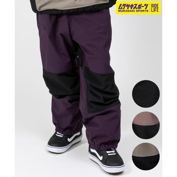 【UNFRM】ユニフォームの高機能スノーボードジャケット「SNOW MOUNTAIN PANTS」は、同ブランドが解釈した90年代のスノーボードウェアーのようなデザイン感とゆったりとした渡りのシルエットが特長。また、裏地に施された保温力の高...