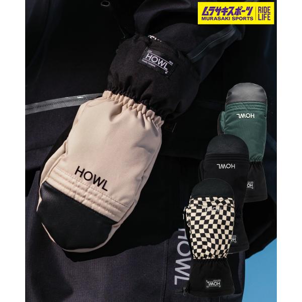 【HOWL】ハウルのグローブHOWLライダーによって作られたチームミットは、あらゆるレベルと様々な天候に対応する。高い保温性、頑丈なアウターシェル、ヴィーガンレザーの手のひら、10K/10Kの防水性を誇る。