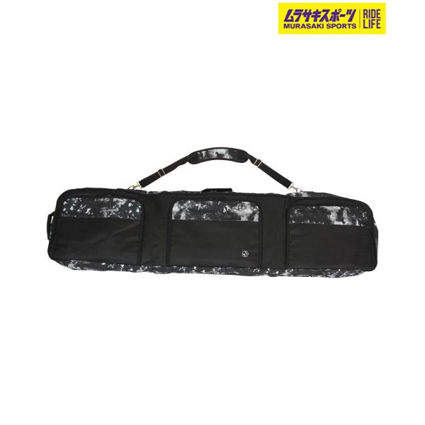 【north peak】ノースピークのスノーボードボードケースボード、ブーツ、ウェア、アクセサリーなどの収納に。3つの独立ポケットで荷物を分けて汚さず収納できるオールインワンスノーボードケース。全面クッションパッドで移動時の衝撃を緩和。