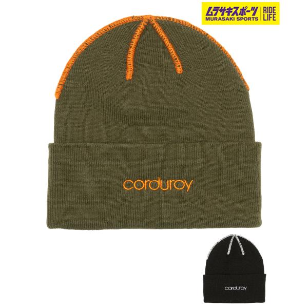 【CORDUROY】コーデュロイ スノーボード ビーニーCORDUROYらしいデザインが特徴のニット帽。スノーボードはもちろん、普段使いも大活躍のアイテムです。