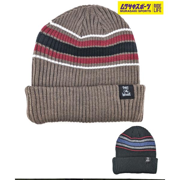 【THREE WEATHER】スリーウェザー スノーボード ビーニーボーダーが目を引くカフビーニーは、コーディネートのアクセントになり、こなれ感も演出できる万能アイテムです。落ち着いた配色の豊富なカラーバリエーションも魅力。さりげなくあしら...