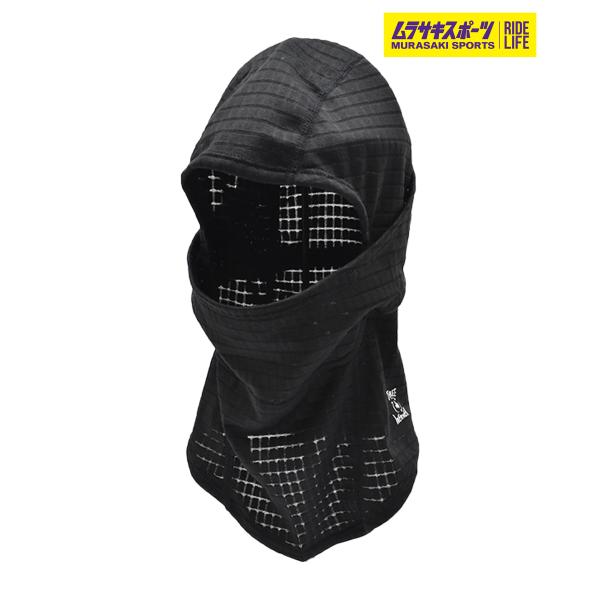 【THREE WEATHER】スリーウェザーのスノーボードフェイスマスク。ウィンタースポーツはもちろん、防寒対策として。ストレッチ素材の伸縮性、保温性に優れるバラクラバ。≪商品詳細≫■機能/特徴■・ビーニーやヘルメットの下に被れます。・日焼...