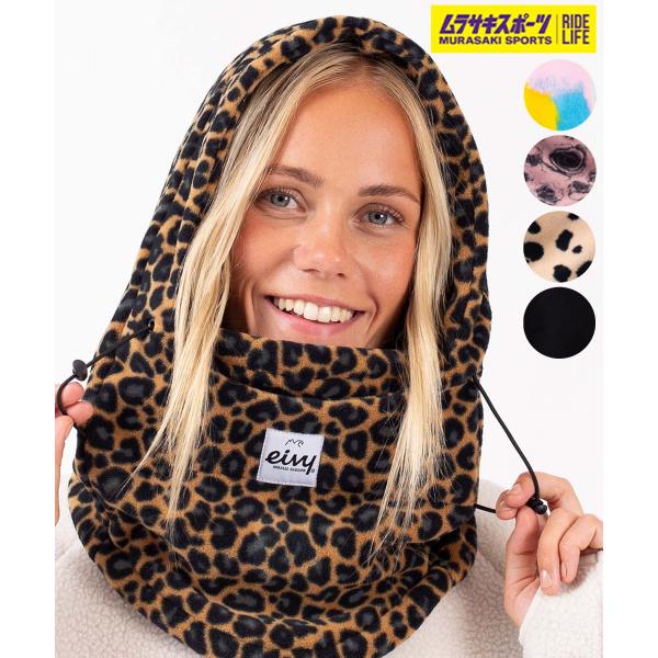 【EIVY】アイビー スノーボード フードウォーマー風の強い時や気温が低い時に、首から頭全体を保温してくれる優れものです。紐が付いており引っ張る事で顔に密着するため、保温性だけでなく強風で飛ばされることも防いでくれます。フリース素材を使用し...