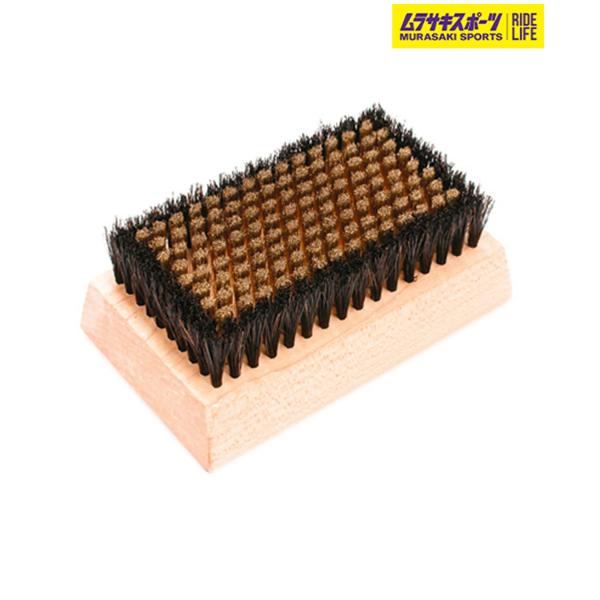 【DOMINATOR】ドミネーターのブラシクリーニング〜仕上げ用。（静電気防止加工済）スティール＆ホースヘアーコンビと並んで、もっとも使用範囲の広いブラシ。これ１個でソールのワックス除去から、仕上げまで使用することができます。きめ細かいブラ...