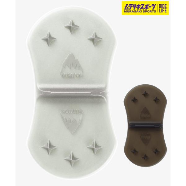 【BURTON】バートン スノーボード デッキパットスパイクでしっかりホールド。パンクロッカーかそれとも不死身のハンターか。ボードのスパイクが個性をアピールします。またバックフットのトラクションが増すので、ベースエリアを片足でスケーティング...