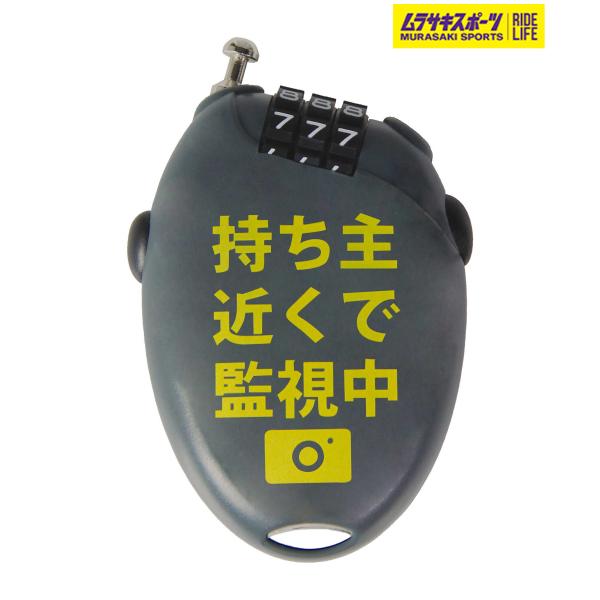 【north peak】ノースピークのスノーボードケーブルロックゲレンデでの盗難防止に。ウィットの効いたメッセージ入り。