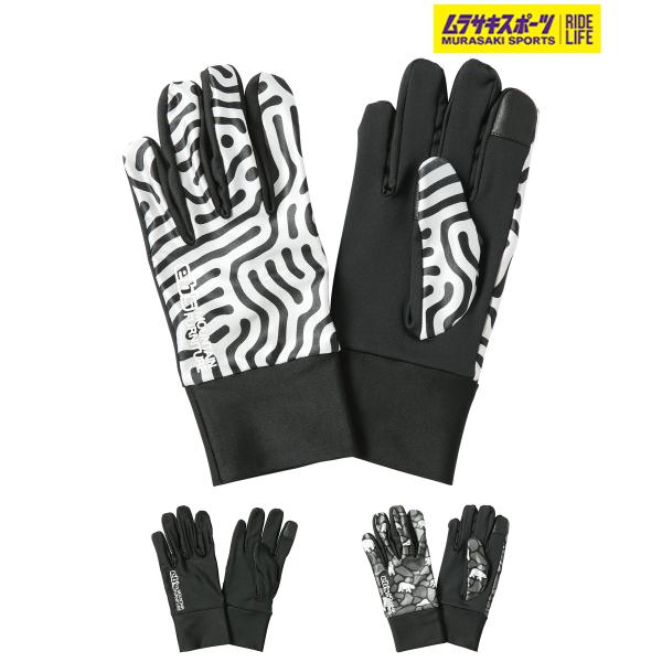 【eb's】エビスのスノーボードインナーグローブまるで素肌のようなさらっとした着け心地。UVカット、吸汗速乾素材のリストゲイター。