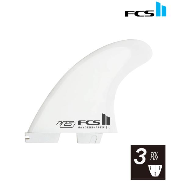 【FCS2】エフシーエスツーのフィンFCS II トライクアッド (5 フィン) Hayden Shapes の Hayden Cox によってデザインされたシェイパー フィン。HS Hypto Krypto や、ロッカーが低いその他の大容...