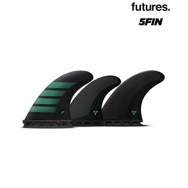 【FUTURE】フューチャーフィンFシリーズのAlpha 5フィンは、ニュートラルテンプレートカテゴリの中型セットです。ハンティントンビーチで作られたアルファ製品ラインは、Bureo の NetPlus リサイクル漁網と Futures の...