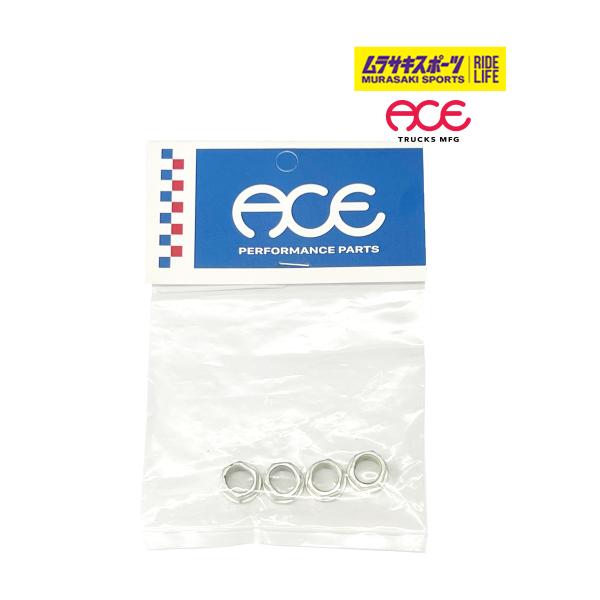 【ACE TRUCK】エーストラックのアクセルナット。<br>元インディペンデントのマネージャーであるジョーイターシーが<br>設立したブランドのACEトラック。<br>軽量なアルミ素材を仕様しながら、ス...