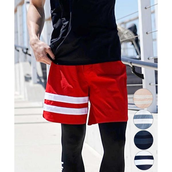 【トランクスに迷ったらこれがおすすめ！】●レングス18インチの膝上・ミドル丈を採用し細身に行動的に見える定番シルエット！●ウエストは、前開きタイプ（ジップフライ）の腰で履くタイプです。インナーパンツを合わせてストリートスタイルを演出するも◎...