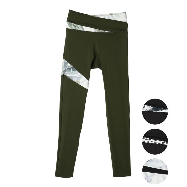 【アシンメトリーなデザインがスタイリッシュな印象を与えるスイムレギンス】しっかりと長さがあるので、日よけや寒さ対策として大活躍してくれます。フィット感のあるハイウエストのデザインがポイント。ショートパンツとレイヤードしたコーディネートもおす...